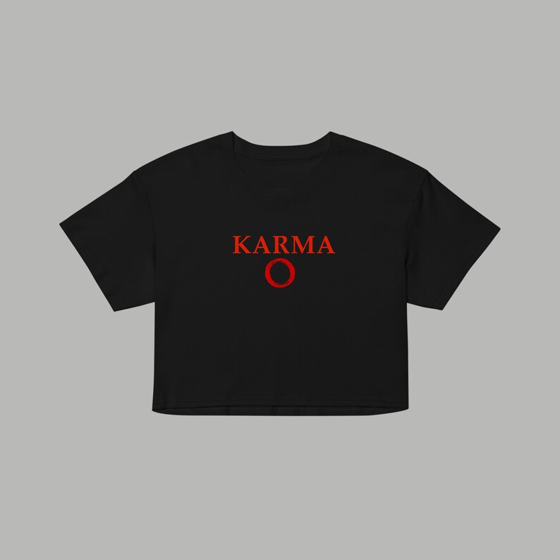 Karma Baby Tee, Crop Top - Etsy