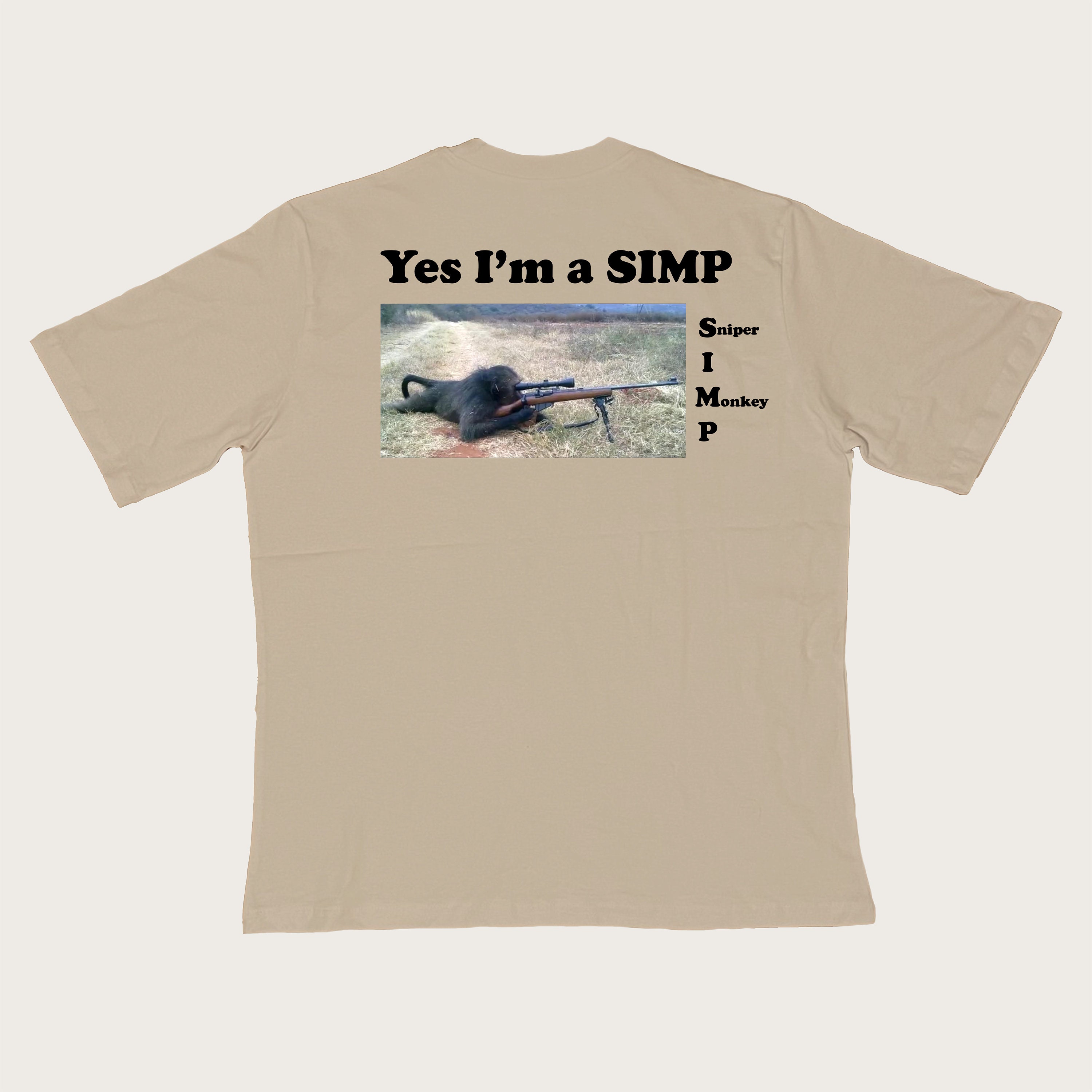 SIMP, Sniper Monkey T-shirt - Etsy