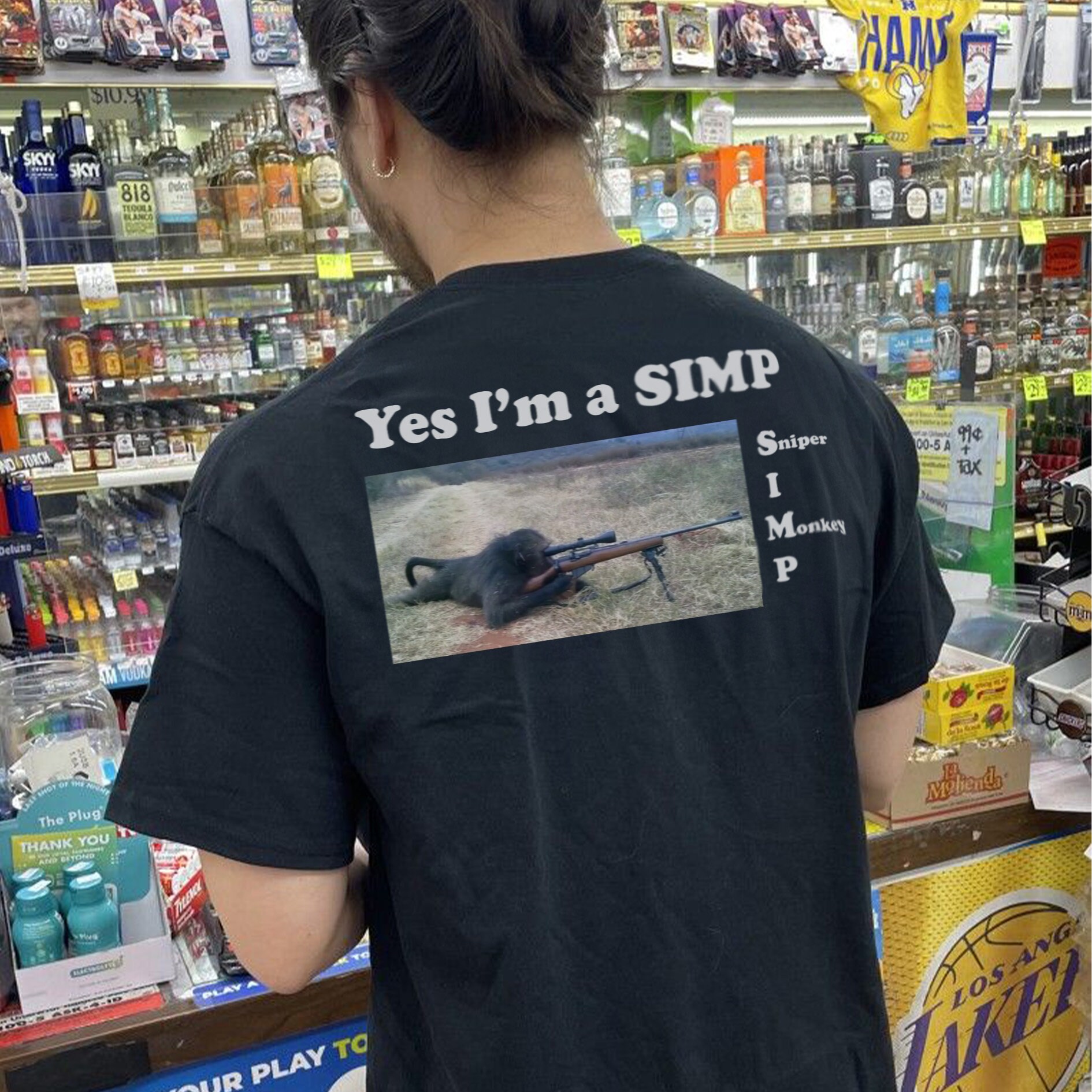 SIMP, Sniper Monkey T-shirt - Etsy