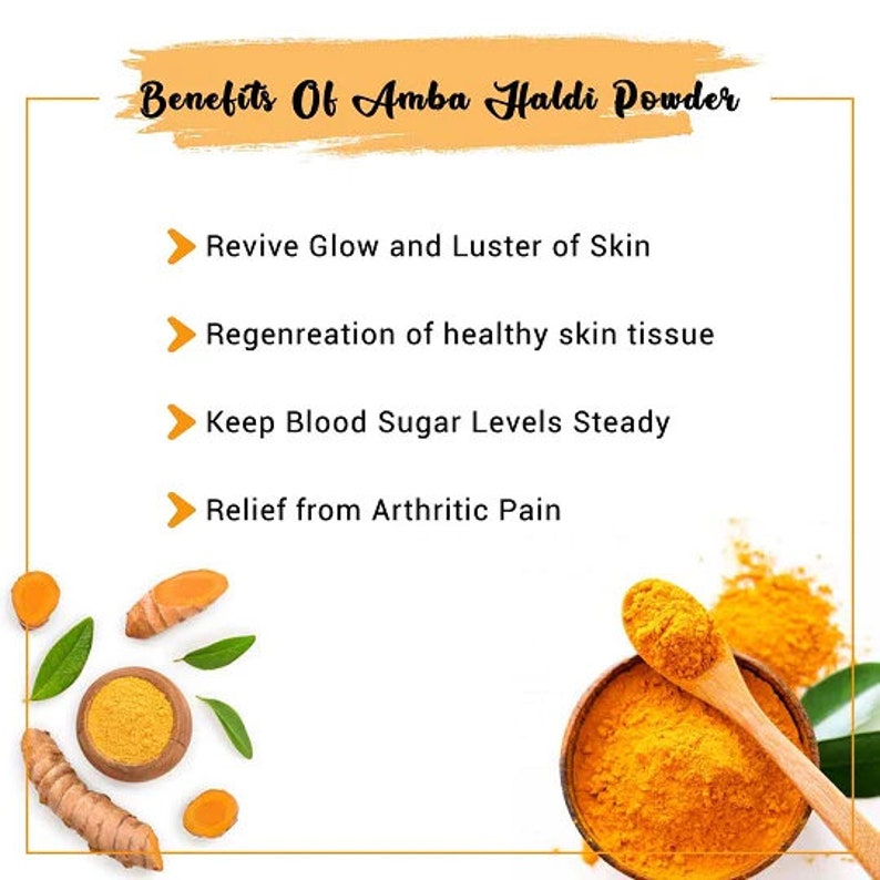 Organic Amba Haldi Powder - Etsy