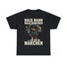 Lustiges Sprüche T-Shirt Mann schwarz blau grün - Halb Mensch halb ...