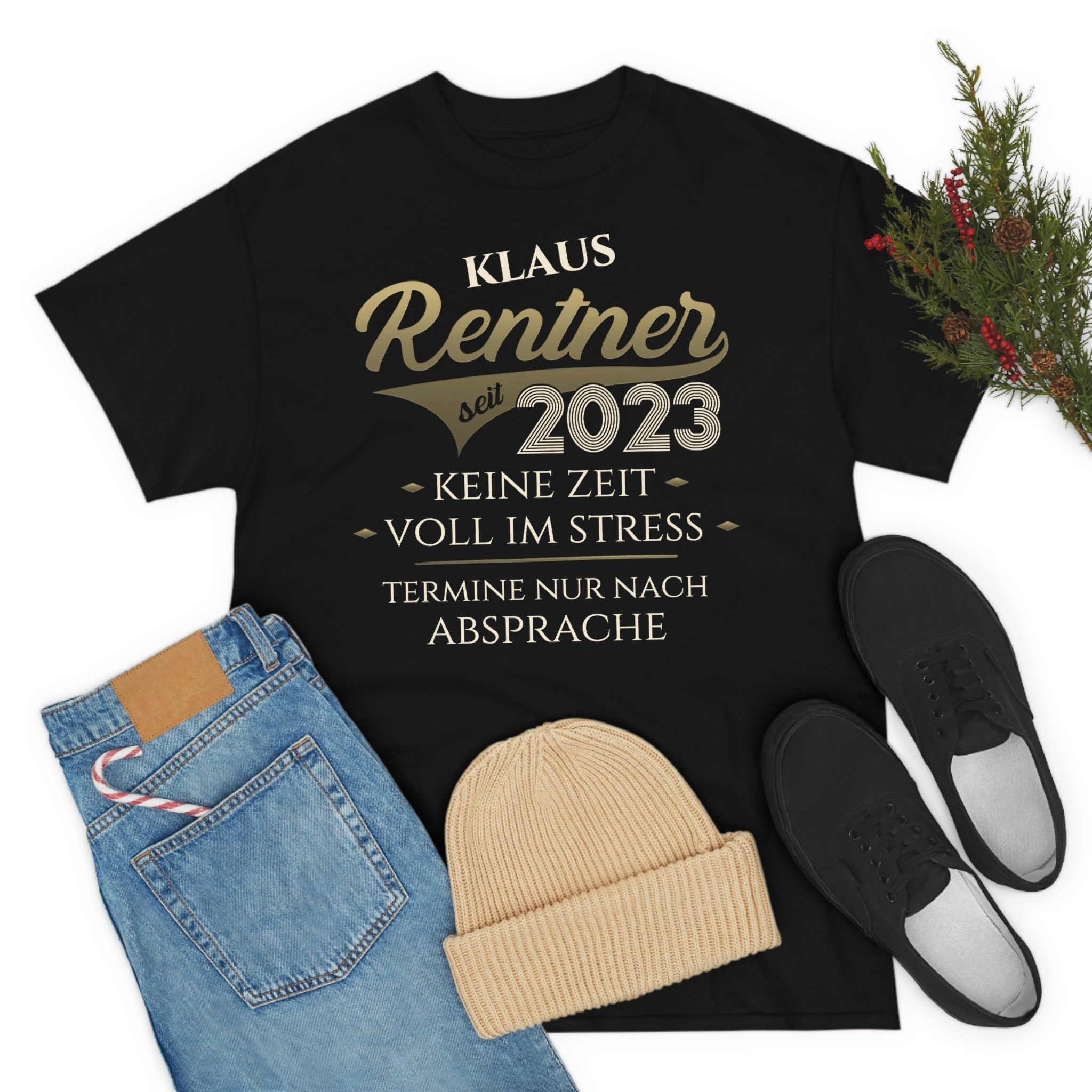 Renter 2024 Personalisiertes T-Shirt Geschenk zur Rente Tshirt Endlich ...