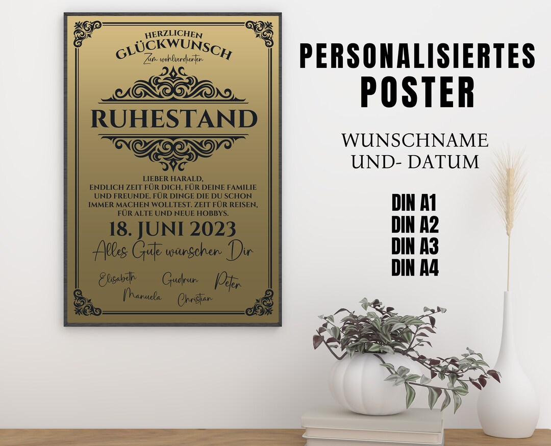 Gift Pension Gift Farewell Pensioner Pensioner Gift Gift for Pension ...