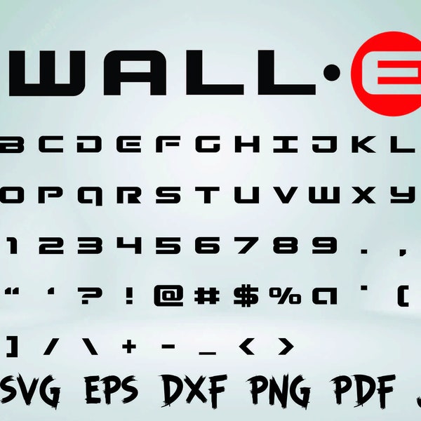 Wall E Characters Svg - Etsy