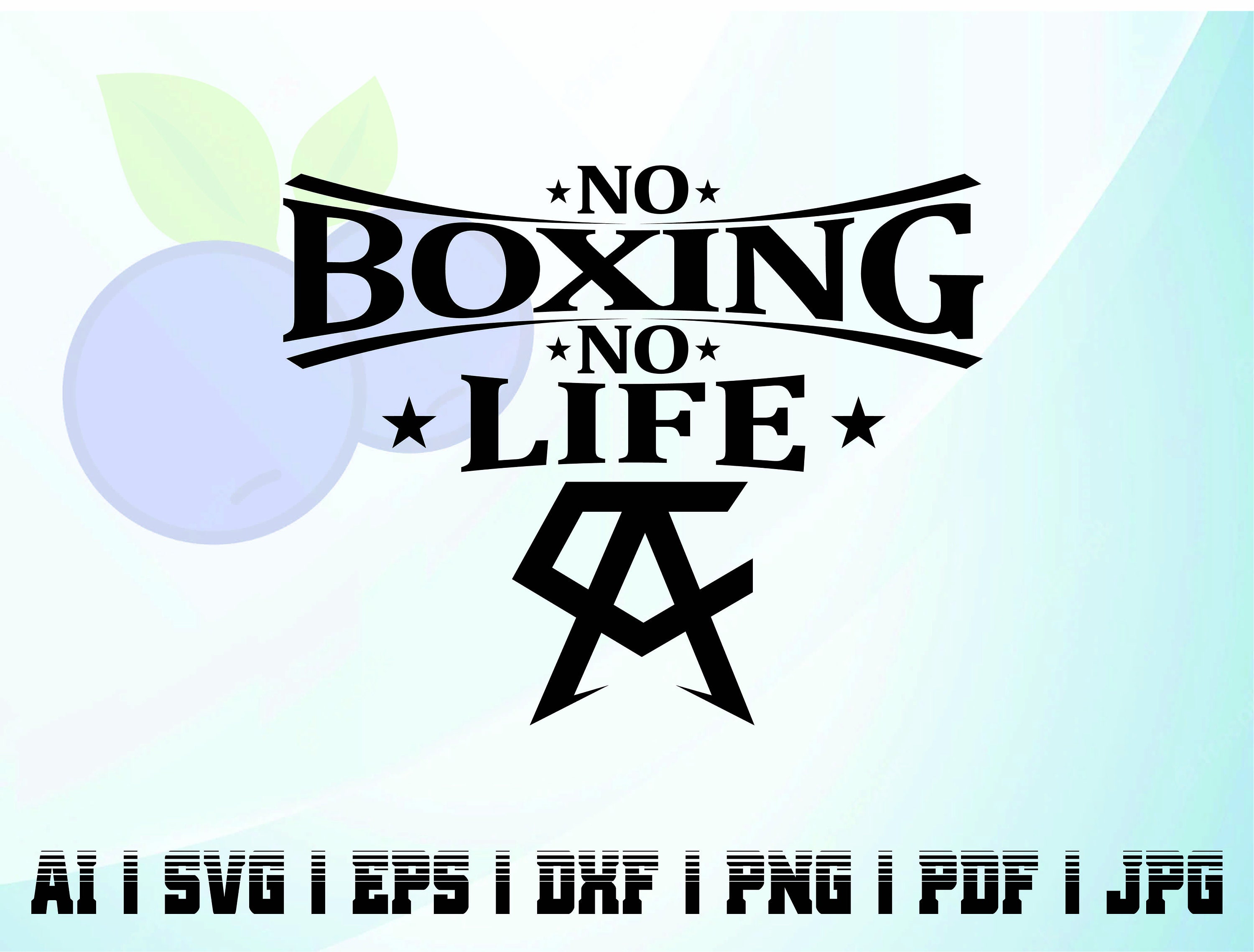 No Boxing No Life Svg Silhouette Vector Instant Download - Etsy