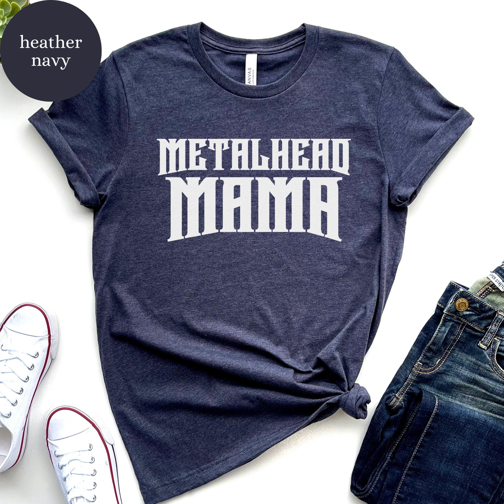 Metalhead Mama Shirt, Heavy Metal Mom, Moms Who Love Heavy Metal Shirt ...