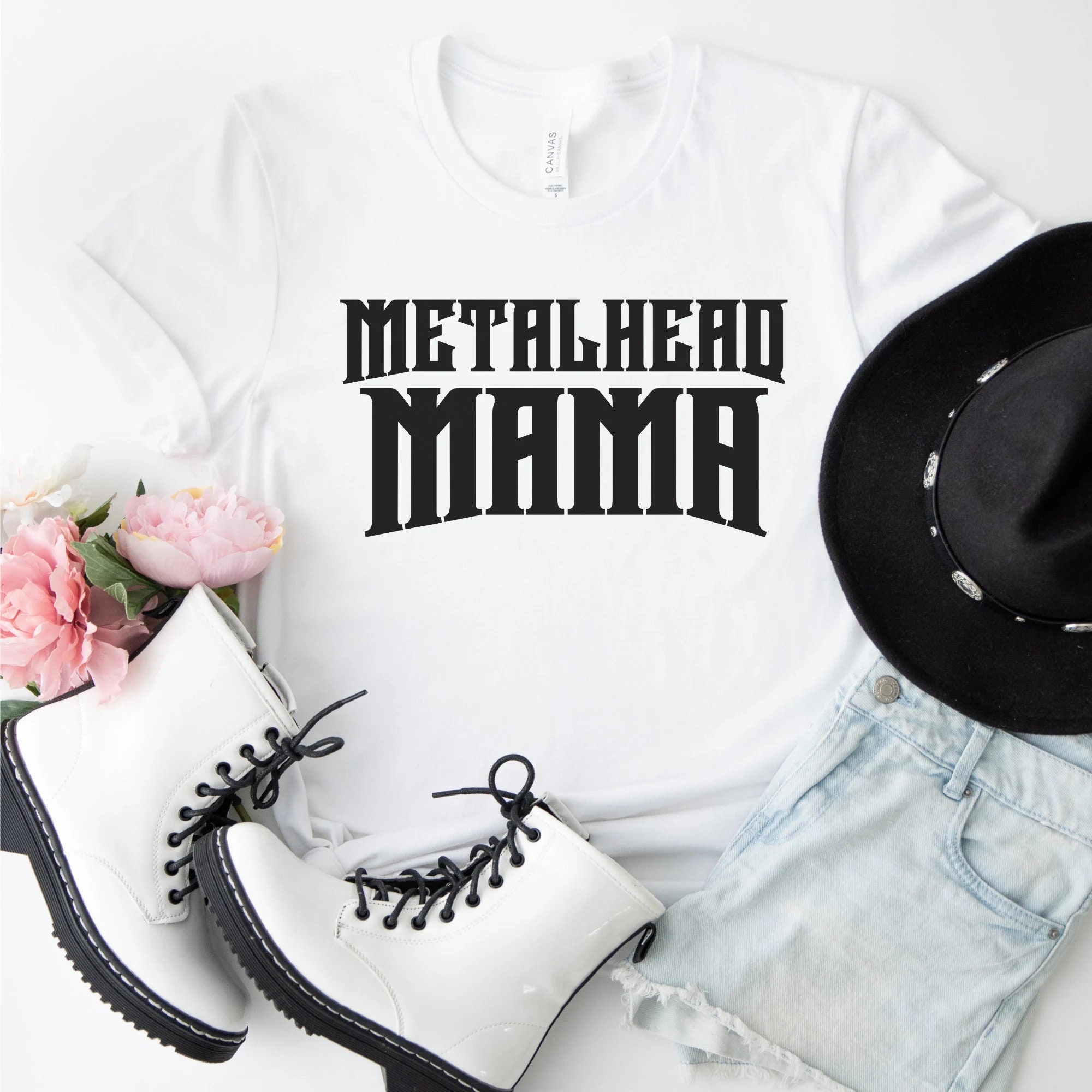 Metalhead Mama Shirt, Heavy Metal Mom, Moms Who Love Heavy Metal Shirt ...