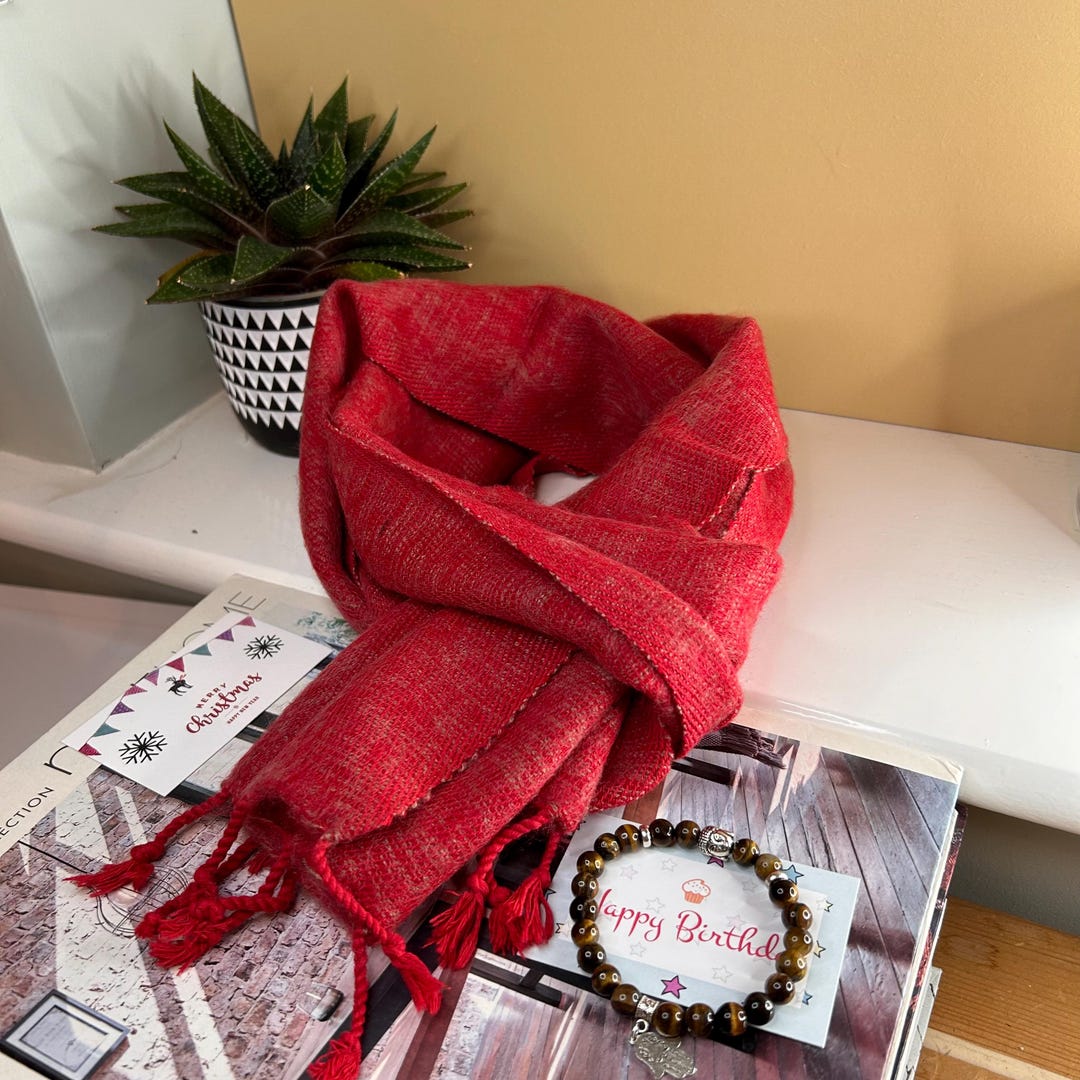 Soft Yak Wool Scarf Blend Muffler / Yak Wool Scarves Handmade A12 - Etsy