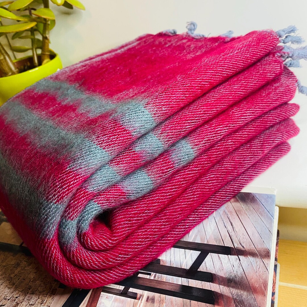 Himalayan Sherpa Wrap/ Yak Wool Throw Blanket / Living Room /sofa Throw ...