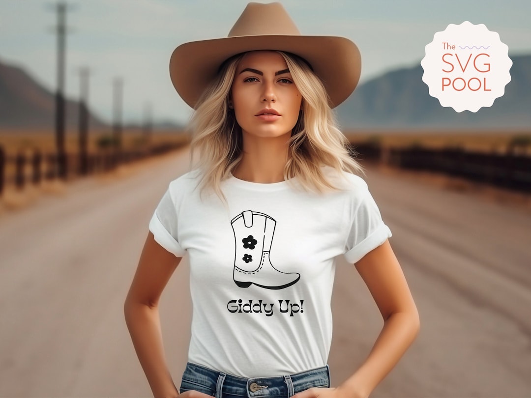 Arre SVG DXF EPS, Vaquera Svg, Vaquera Svg, Botas Vaqueras Svg, Botas ...