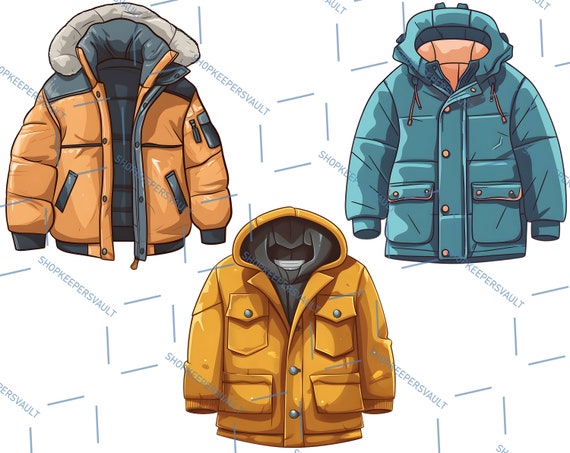 Clip Art Winter Jacket