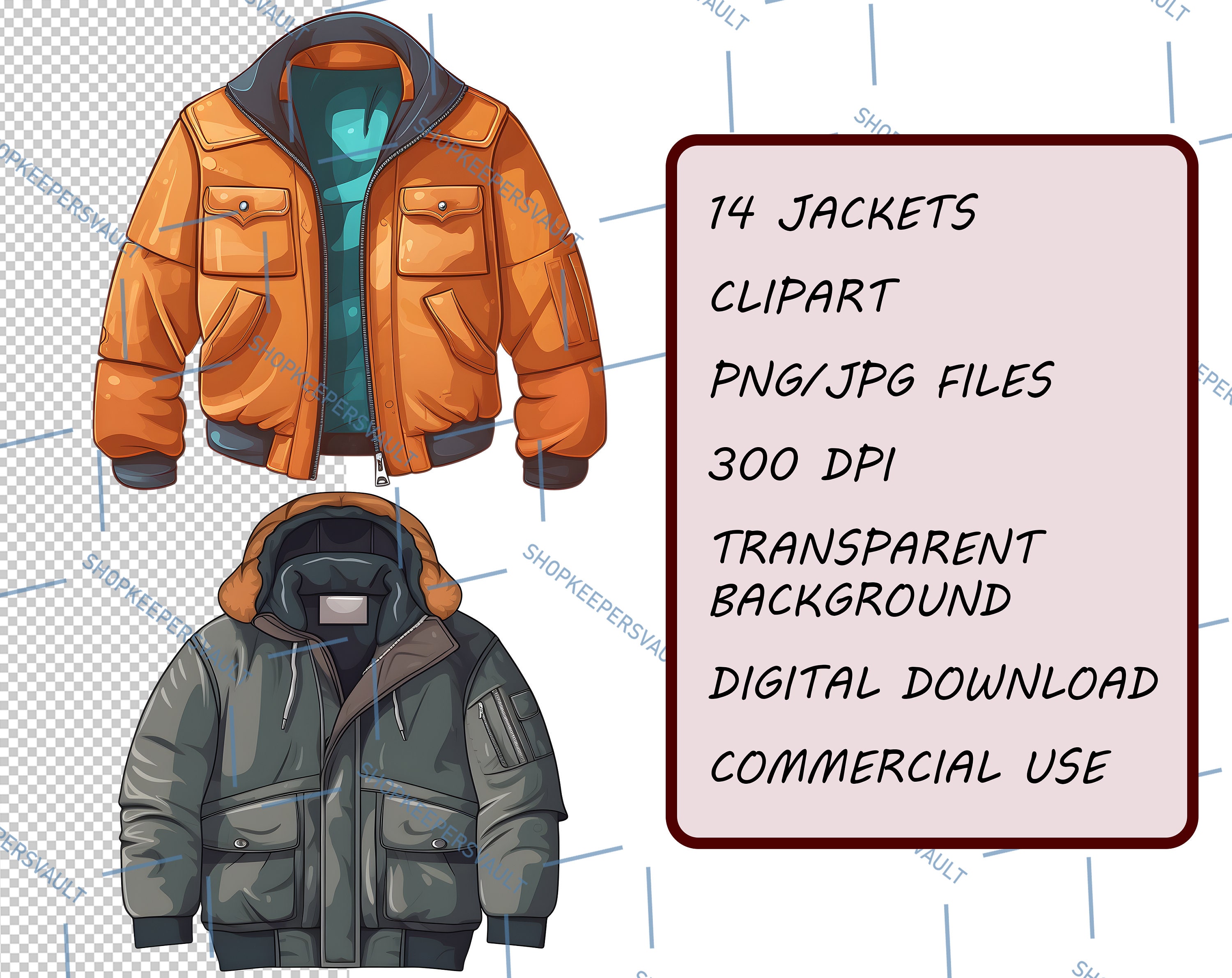 Winter Jacket Clip Art