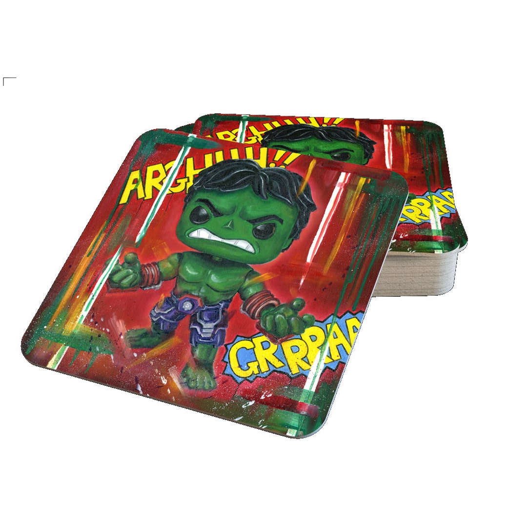 Hulk Coaster / Avengers Coaster - Etsy
