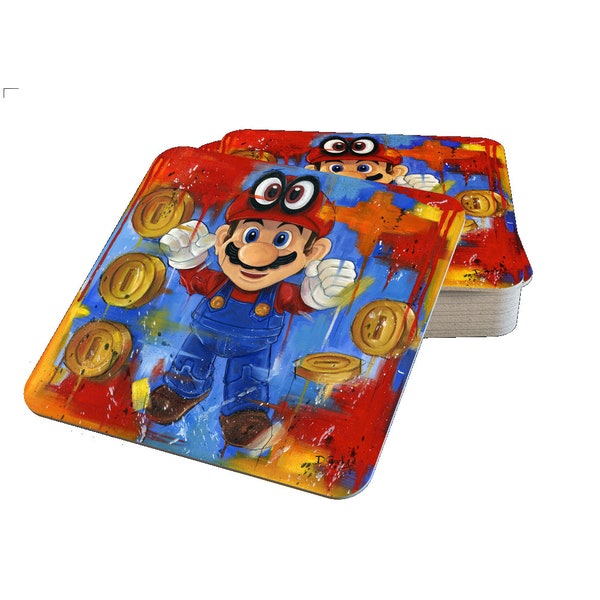 Super Mario Coaster - Etsy
