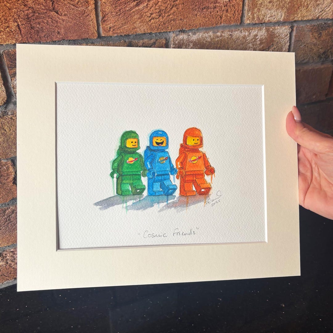 Benny the Spaceman Original Art Work - Cosmic Friends - Etsy