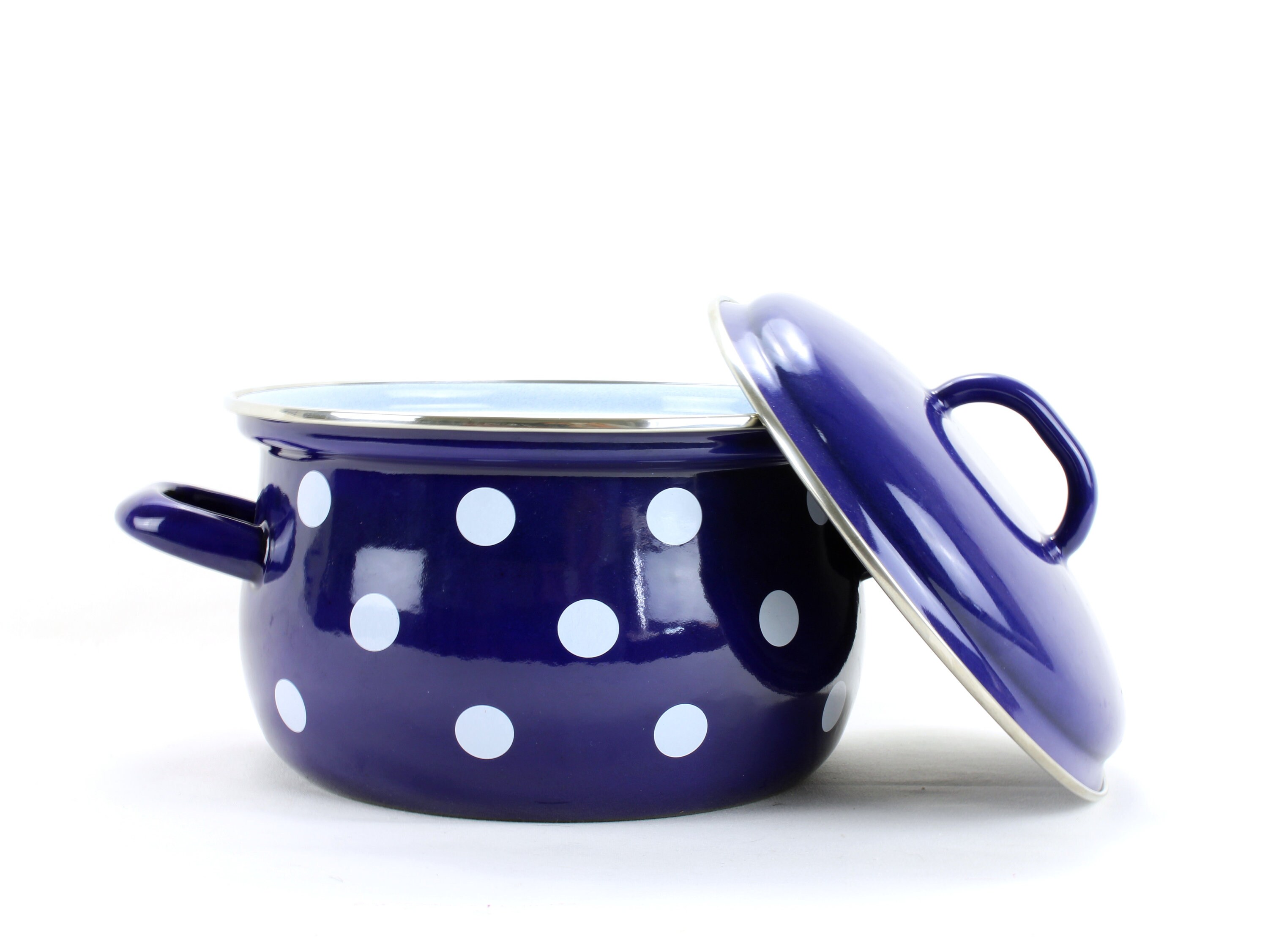 Enamel Cooking Pot Blue Vintage Saucepan Kitchenware Cokware Pan - Etsy
