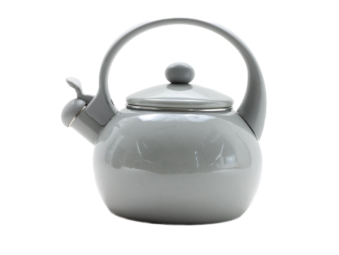 Gray Tea Pot, Enamel Coffee Kettle - Etsy