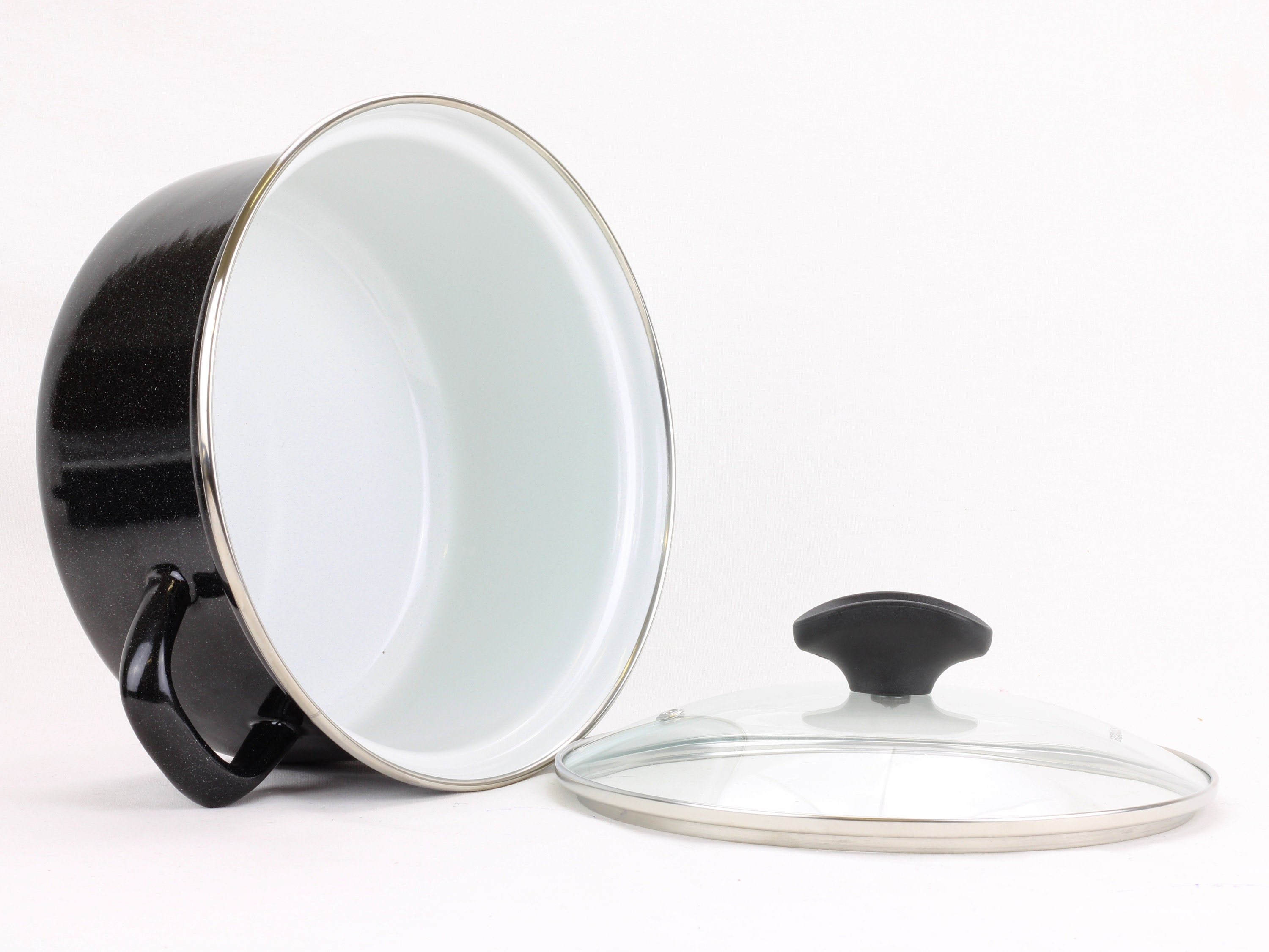 Cookware Cooking Pots Set, Set of Cooking Pots Saucepans and Pans Black ...