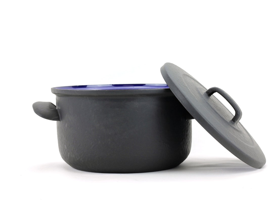 Cooking Pot Enameled Inside and Cast Iron Cookware Pot With Lid - Etsy