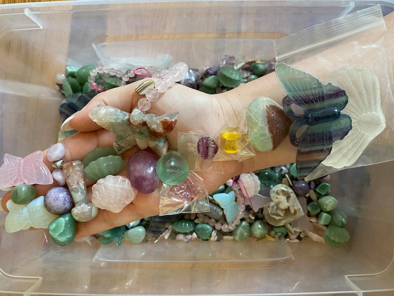 Mermaid Crystal Confetti, Crystal Scoops - Etsy