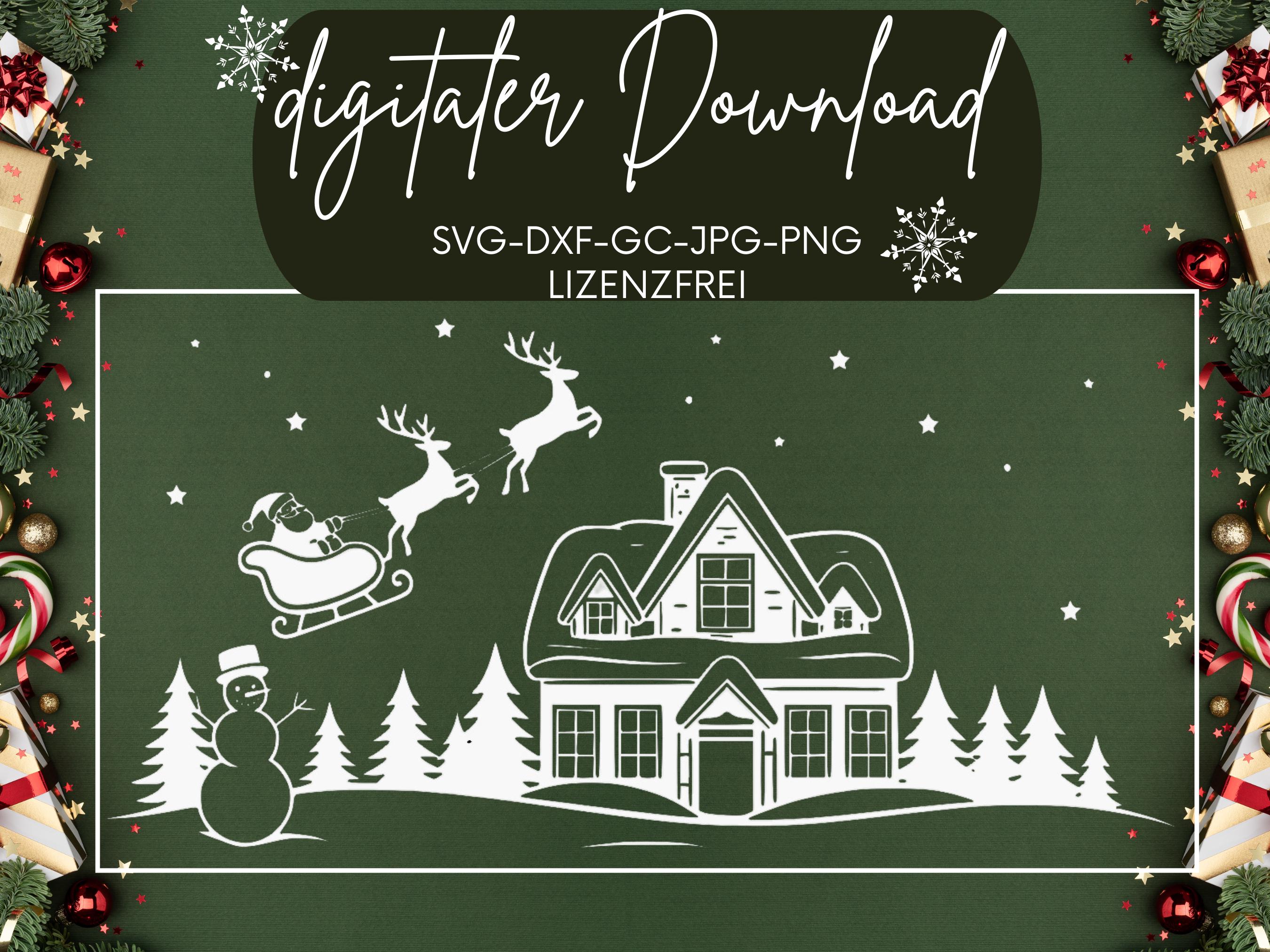 Laser File_plotter File_sublimation Template Mug_winter Landscape Svg ...