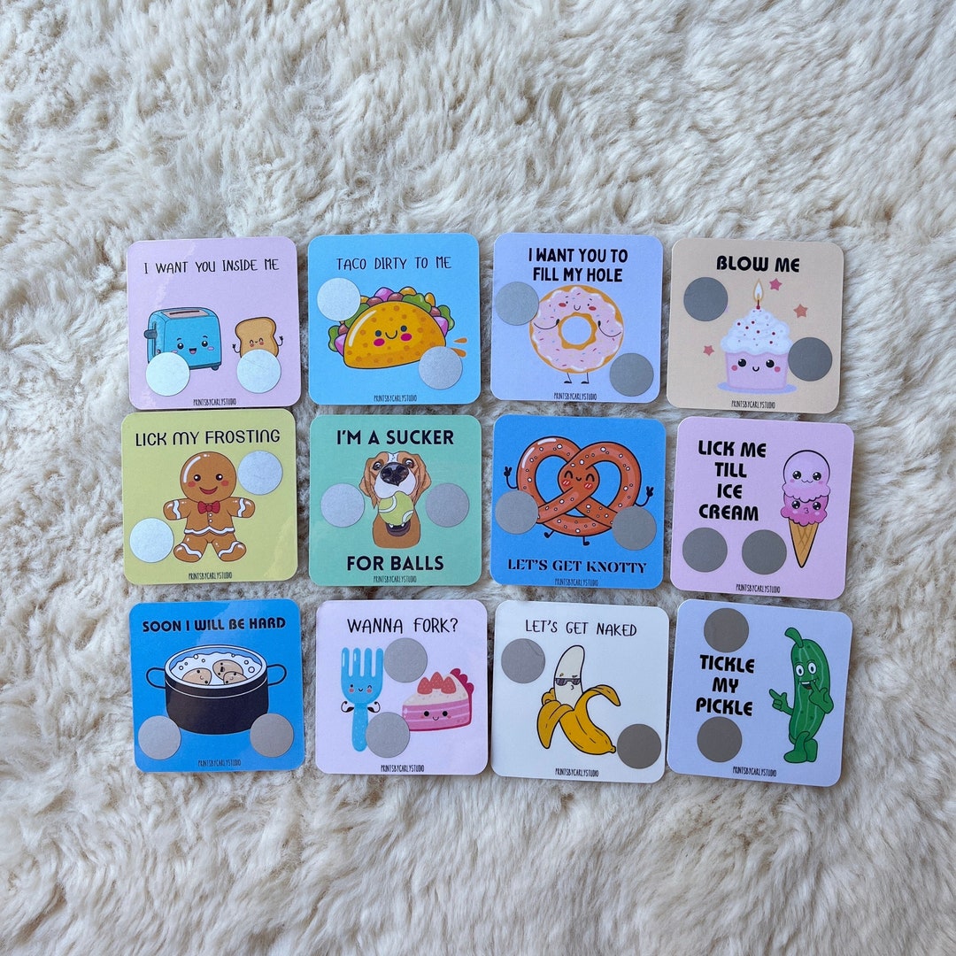 Funny Puns Scratch off Savings Adult Low Income Laminated Single Sided ...