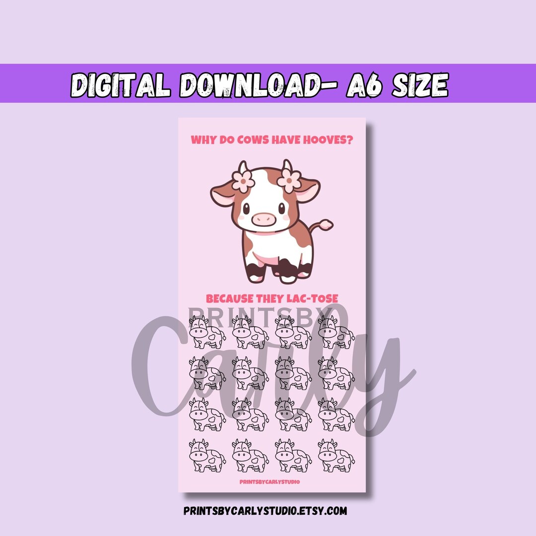 Cows Savings Mini Savings Challenge Mini Monday Savings Cash Stuffing ...