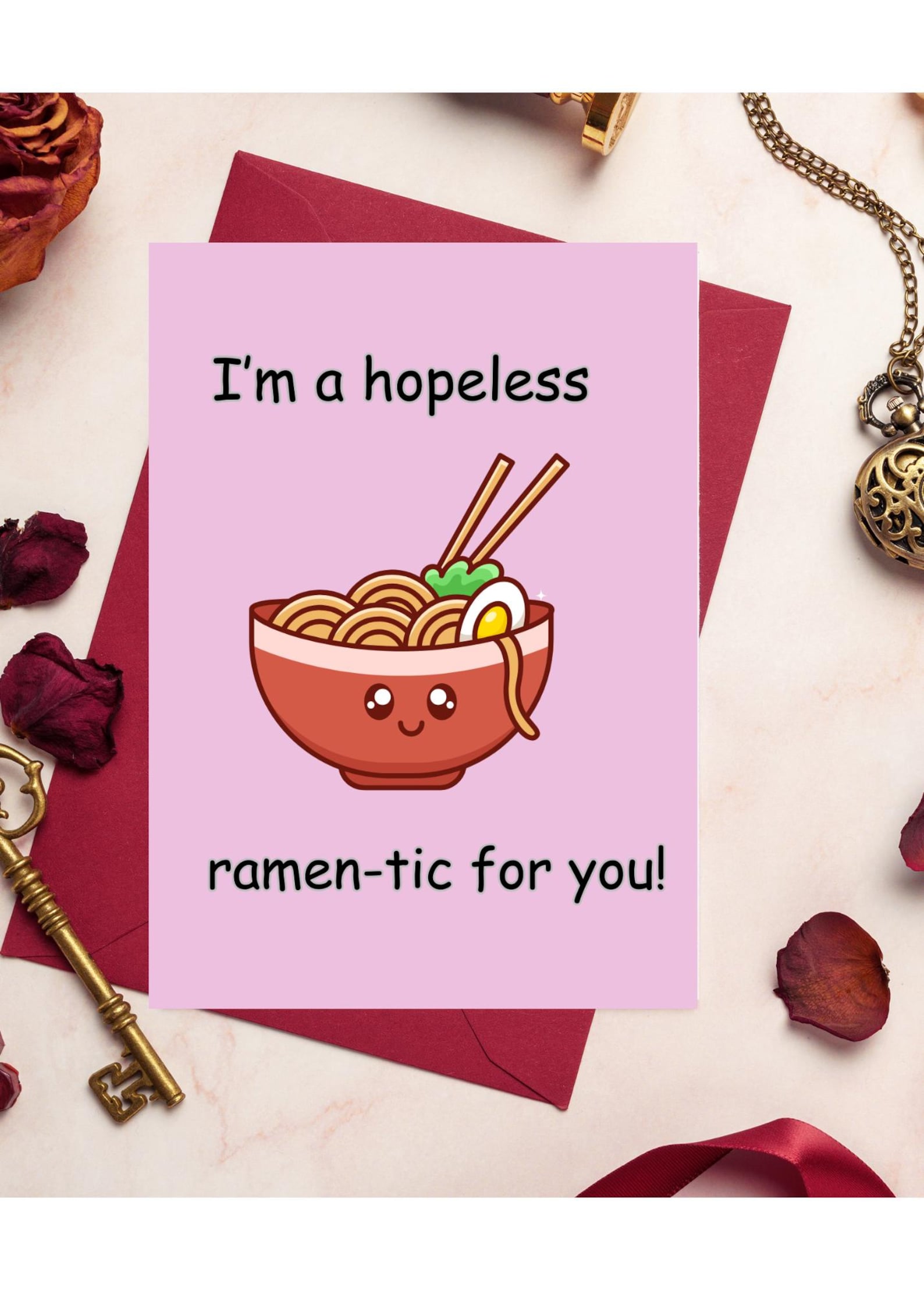 Valentines Food Pun Card - Etsy