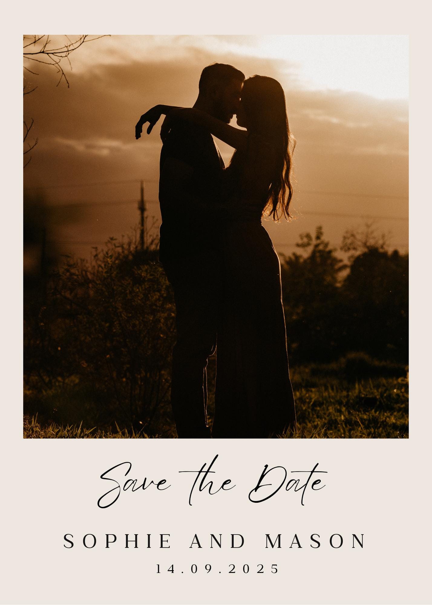 Editable Save the Date Wedding Invitation, Instant Download, Digital ...