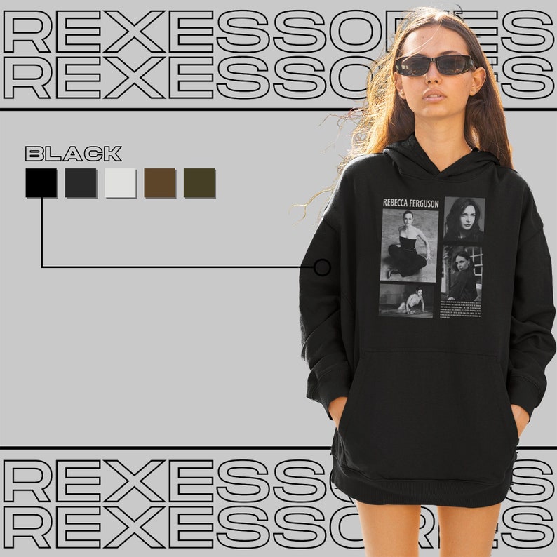 Vintage Rebecca Ferguson Hoodie, Gift for Women and Men - Etsy