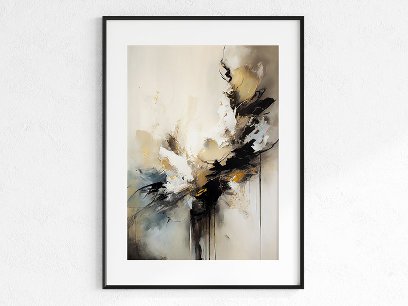 Neutral Color Abstract Art Print Neutral Color Art Prints Instant ...