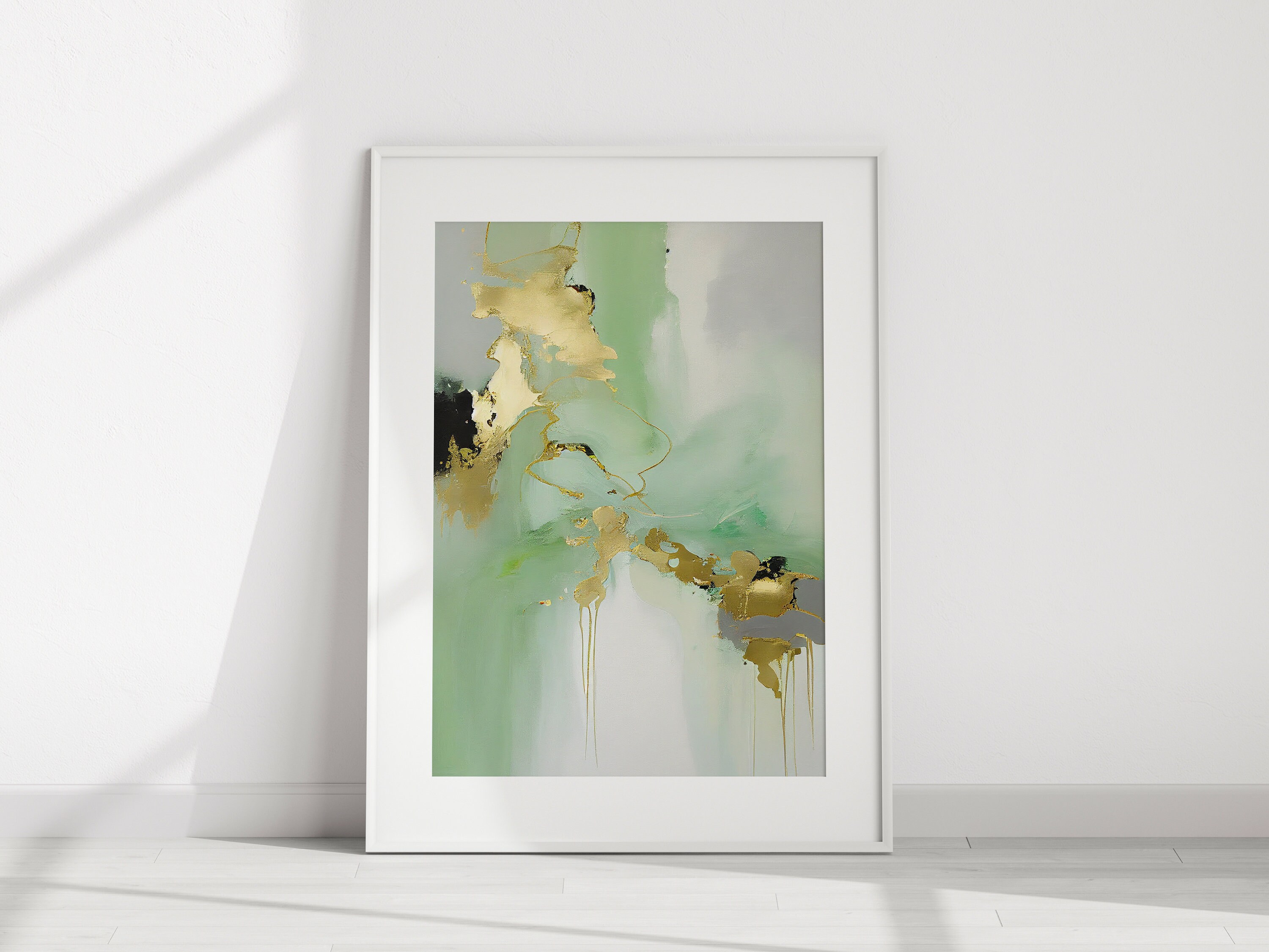 Gold Abstract Art Print Gold Color Art Prints Instant Download Home ...