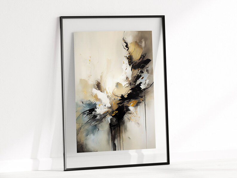 Neutral Color Abstract Art Print Neutral Color Art Prints Instant ...
