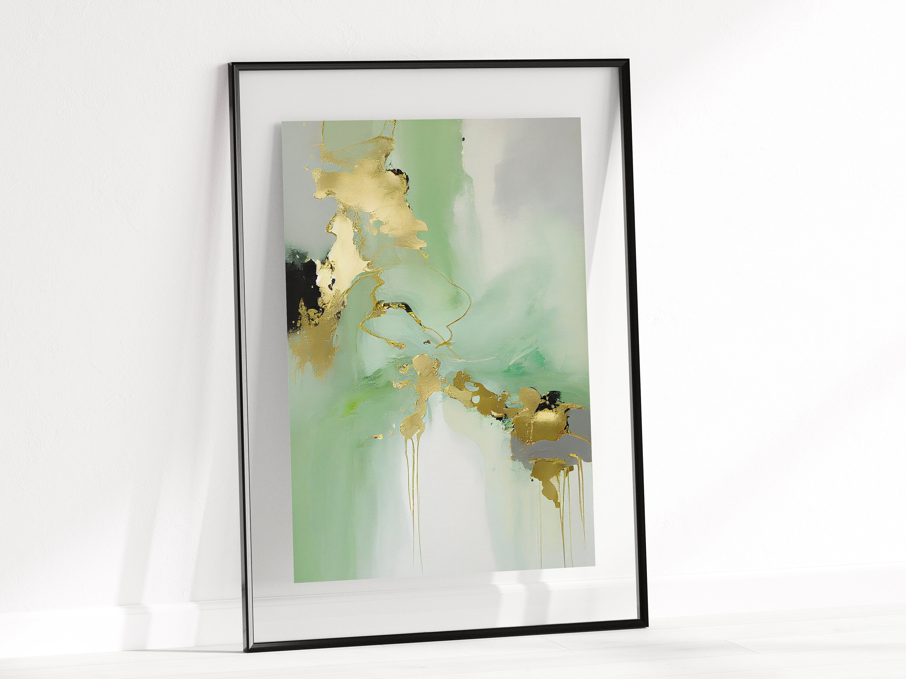 Gold Abstract Art Print Gold Color Art Prints Instant Download Home ...