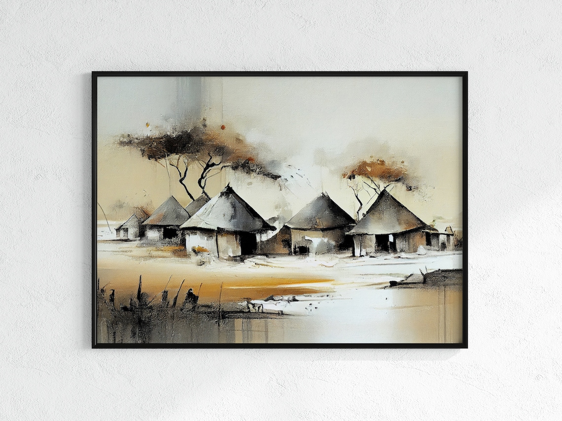 African Gallery Wall Art Set African Art Prints African Wall - Etsy