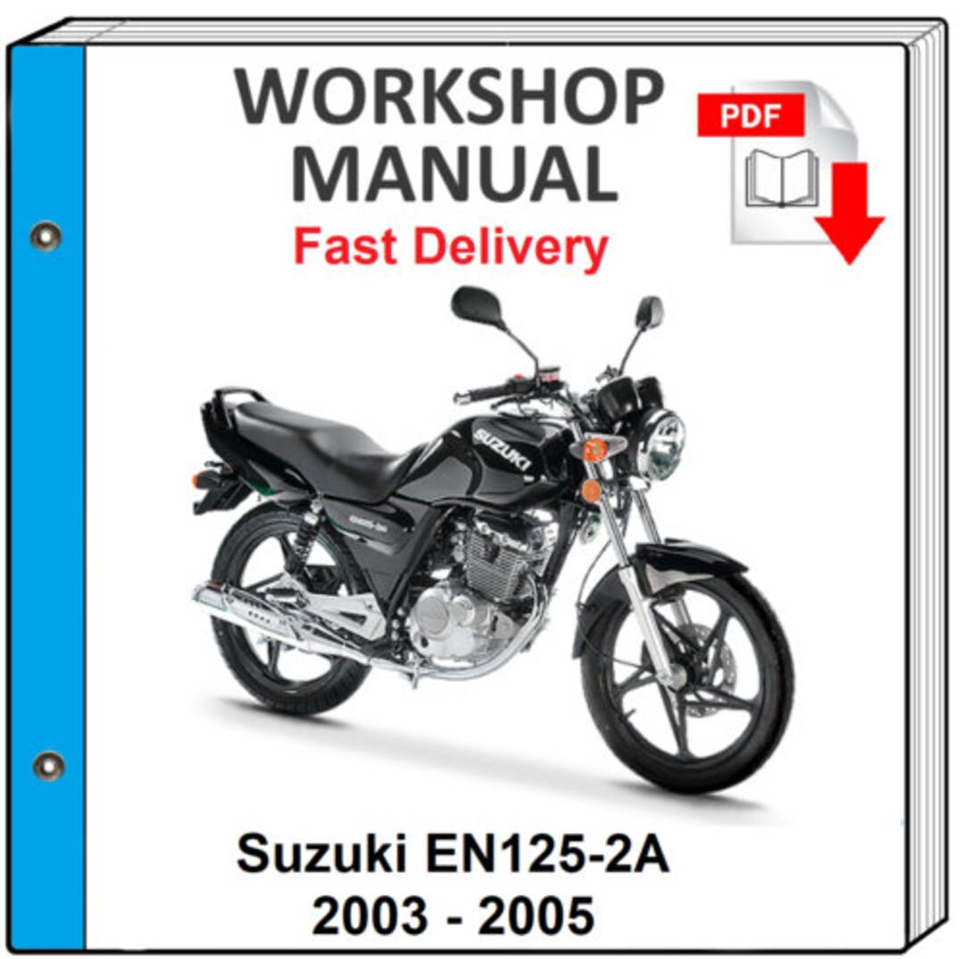 Suzuki En125 En125-2a 2003 2004 2005 Service Repair Shop Manual - Etsy