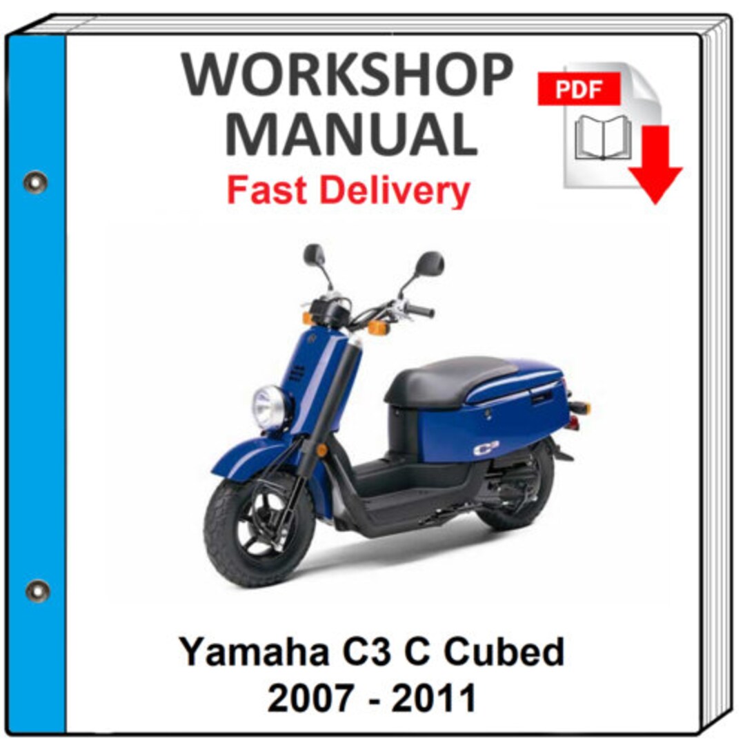 Yamaha C3 Cubed C3 C 2007 2008 2009 2010 2011 Service Repair Shop ...