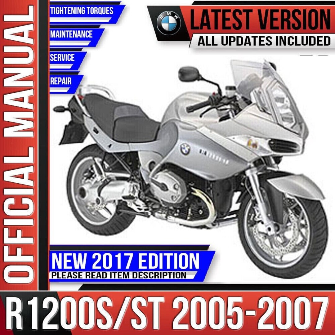BMW R1200ST R1200S Workshop Service Repair Manual 2005 2006 2007 K28 K29 Instant Download - Etsy