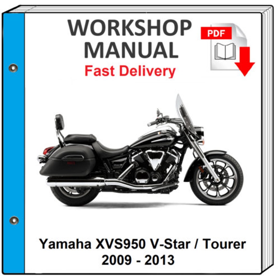 Yamaha Xvs950 V-star 950 2009 2010 2011 2012 2013 Service Repair Shop ...