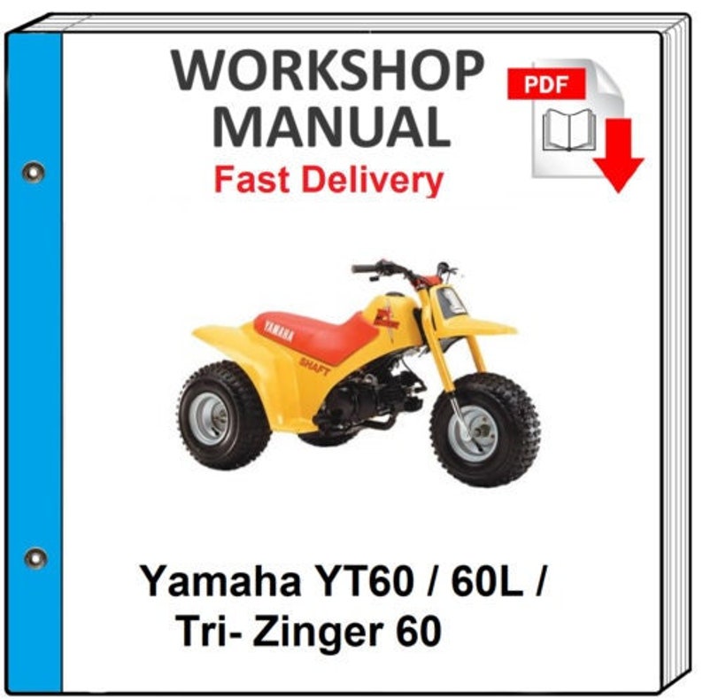 Yamaha Yt60 Yt60l Tri-zinger 60 Tri Zinger 60 Service Repair Manual - Etsy