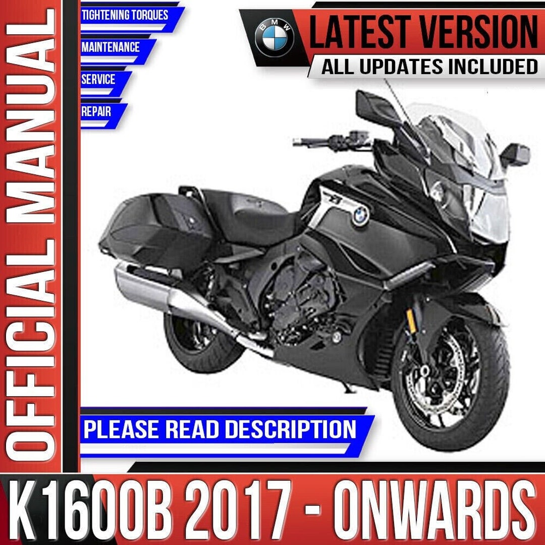 BMW K1600B Bagger Workshop Service Manual 2017 Onwards K61 12/2017 Edition Instant Download - Etsy