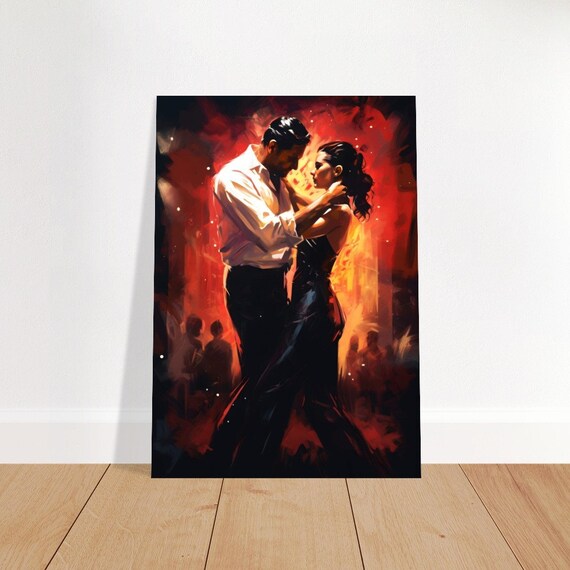 Salsa Couple Dance Paintings