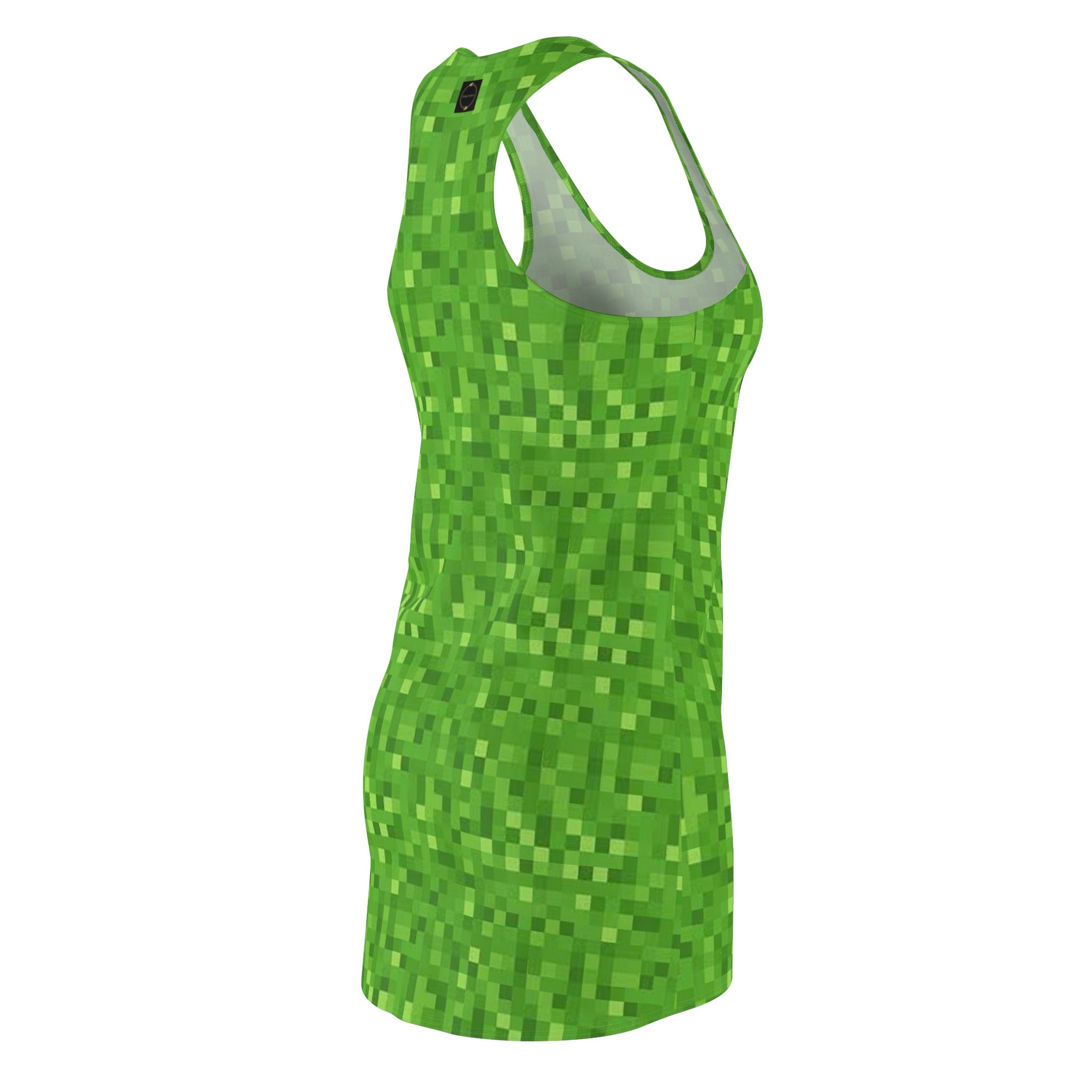 Fabled Fashion Minecraft Inspired Creeper Green Pixel Pattern - Etsy