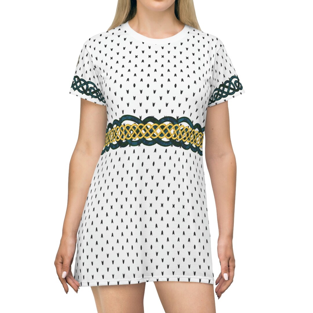 Fabled Fashion Celtic Knot Ermine Medieval Fashion All Over Print T ...