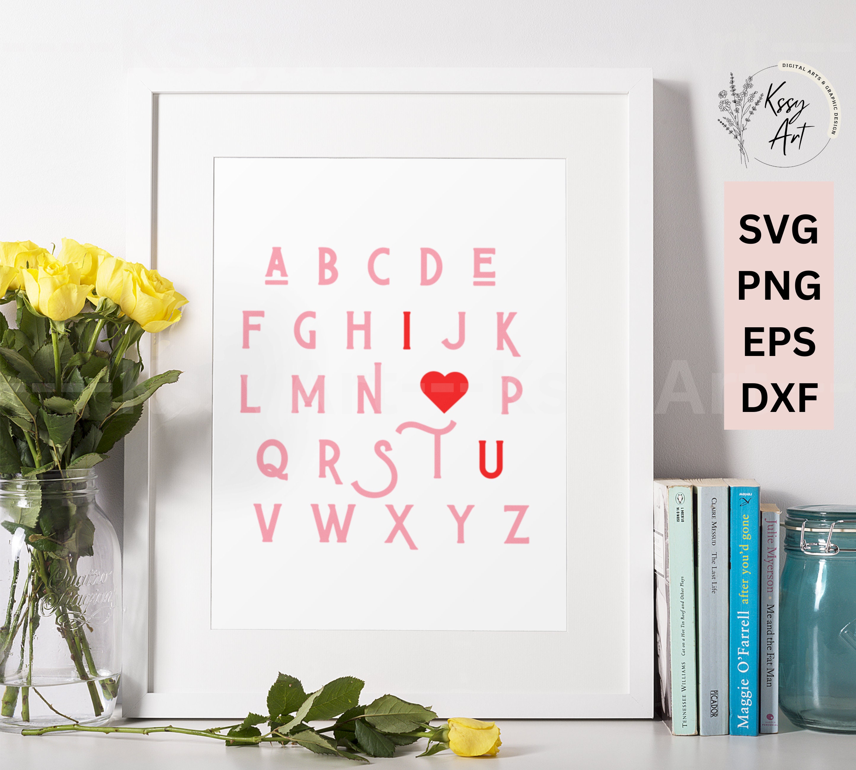 Alfabeto de San Valentín svg, ABC Te amo svg, Maestro San Valentín svg ...