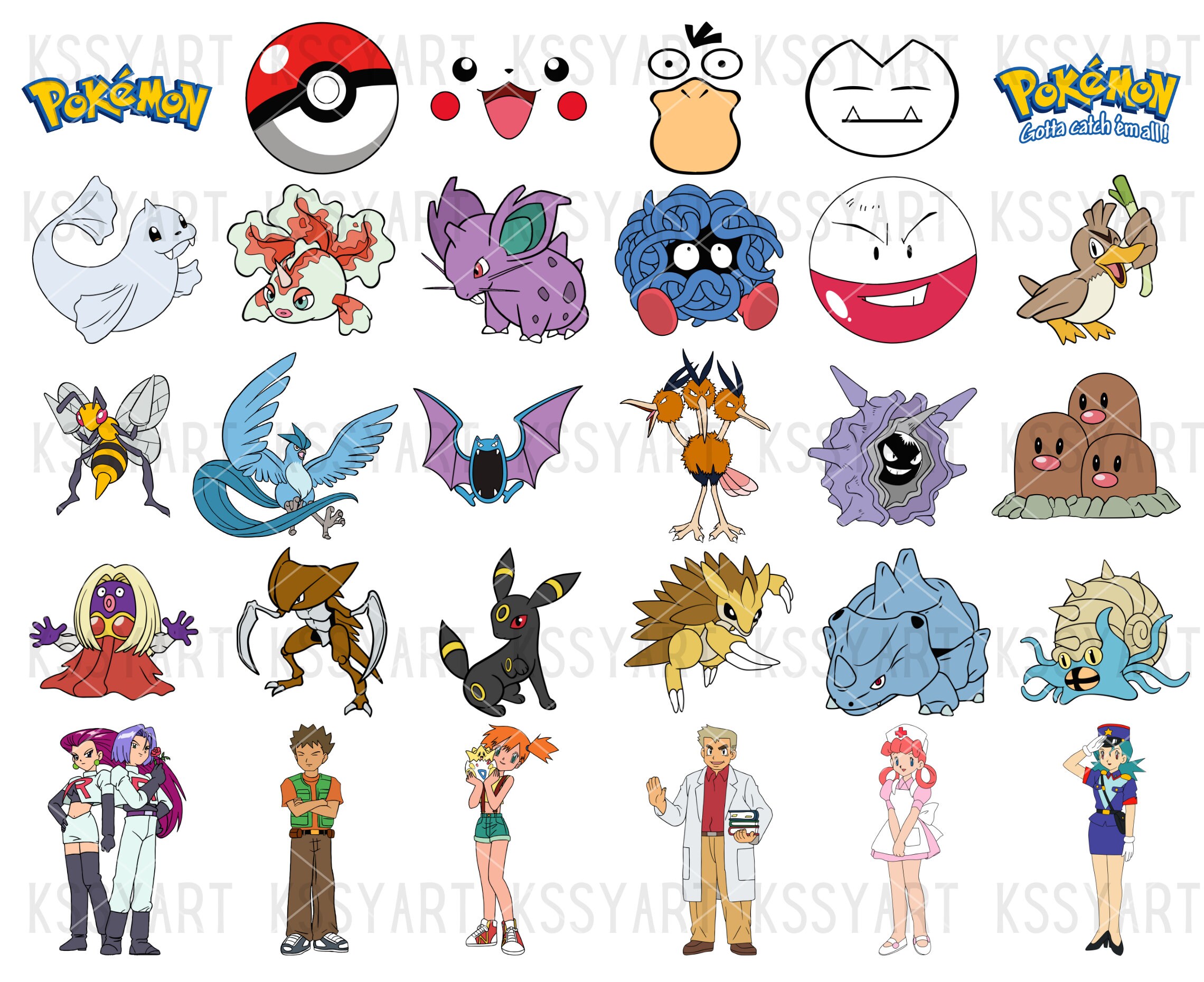 Pokemon Svg, Cortar archivos para Cricut, Archivos Png, Pokemon Cricut ...