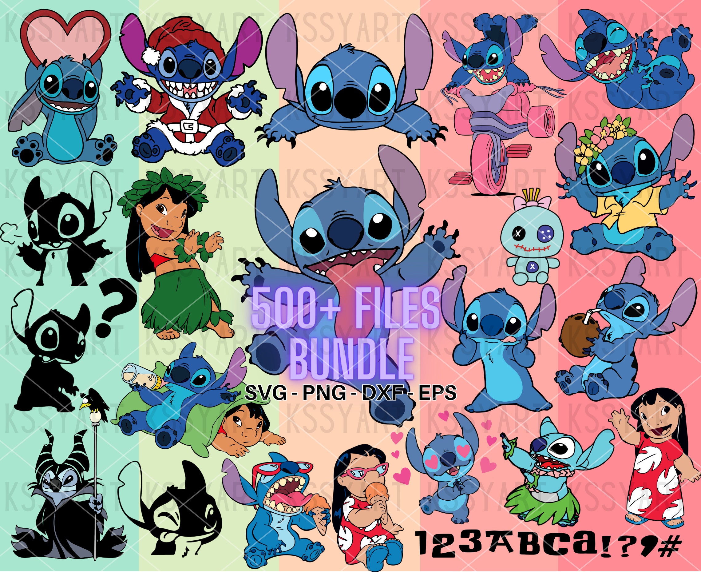 Lilo And Stitch Svg Bundle Files Lilo And Stitch Svg For Cricut