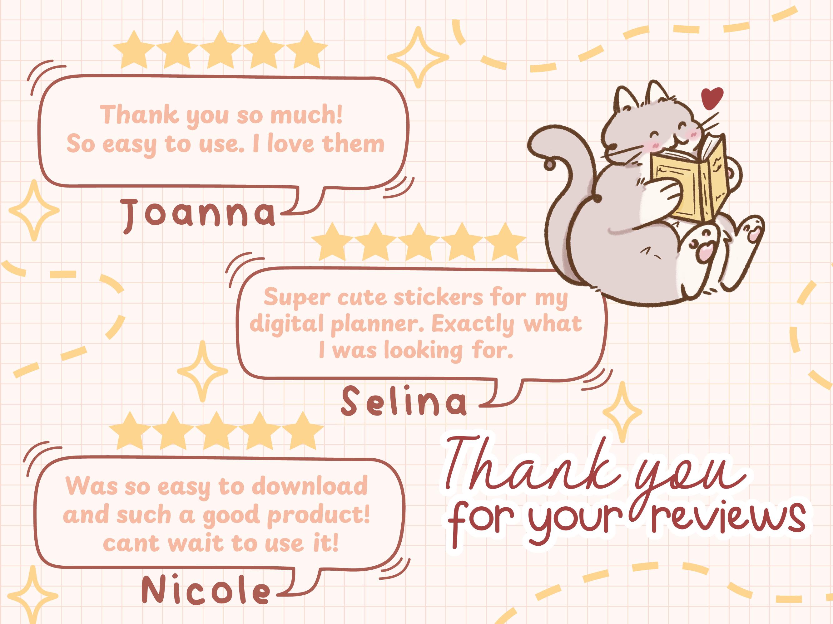 Finance and Budget Digital Stickers, 68 Kawaii Clipart Trackers for ...