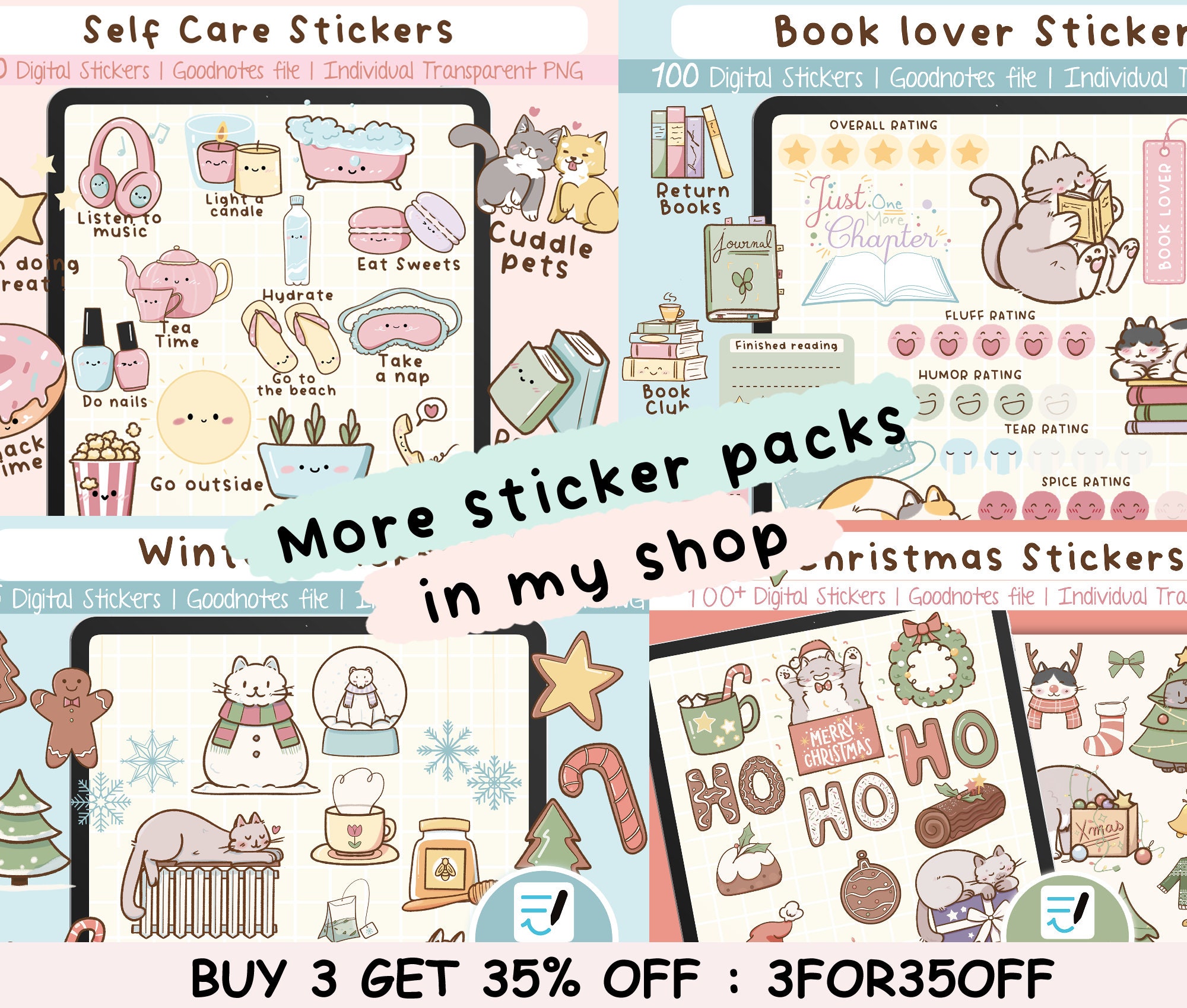 Months and Days Stickers for Digital Planners Pre-cropped - Etsy