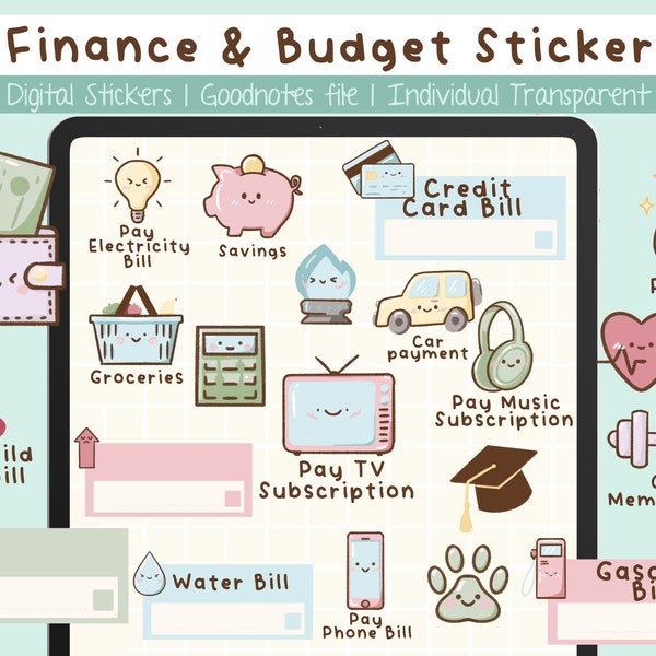 Finance Stickers - Etsy